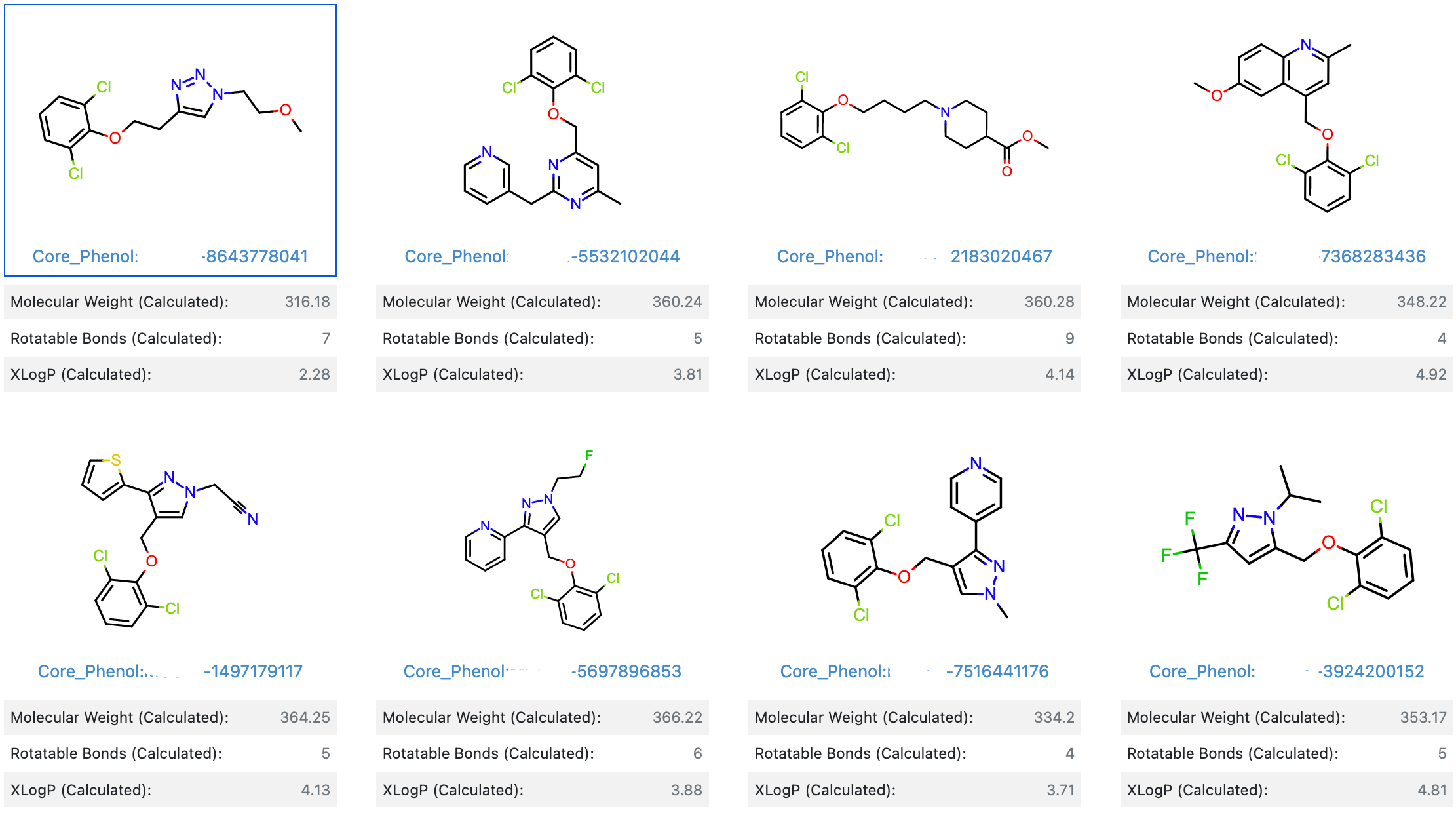 OpenEye Generative Chemistry for Libraries Enumeration