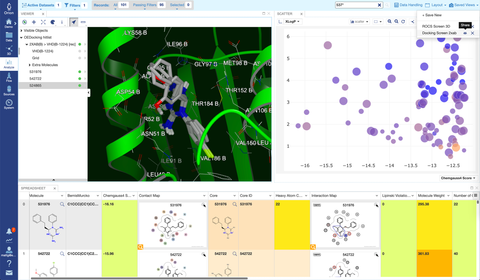 Small Molecule Drug Discovery in the Cloud - Orion